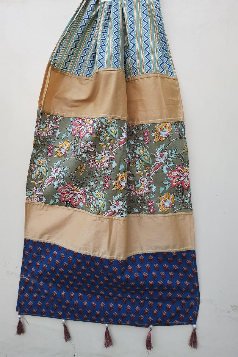 BEAUTIFUL DESIGNER STOLE WITH TASSELS – Aaditri fab